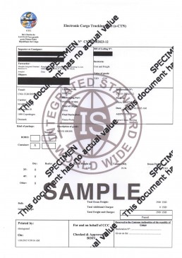 ECTN/BESC 电子货物跟踪单 刚果布ECTN/布基纳法索ECTN